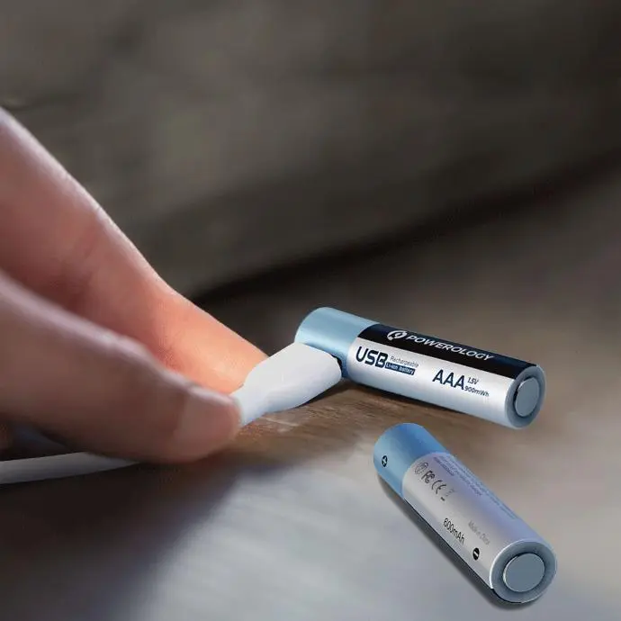 AAA USB Rechargeable Battery | Powerology